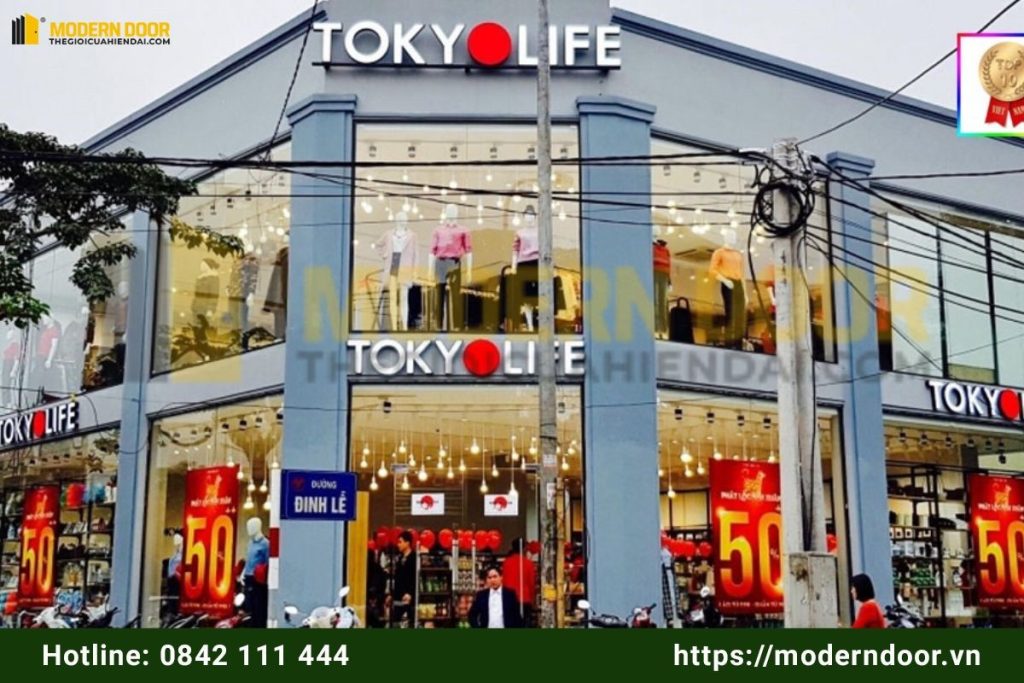 Dự án Công trình lắp đặt cửa thép chống cháy tại cửa hàng Tokyo Life Đà ...